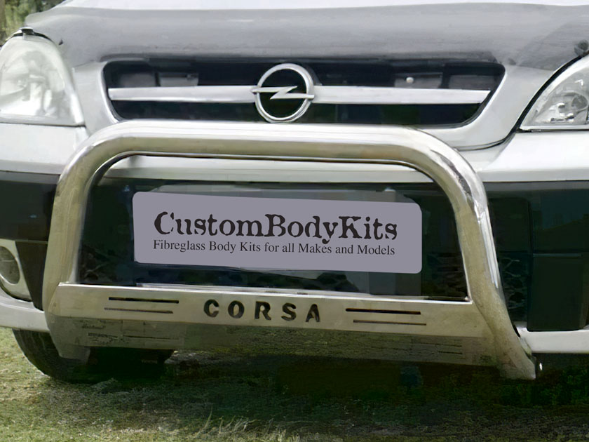Corsa Utility Polished Stainless Steel 2005 – 2011 Nudge | Custom Body Kits