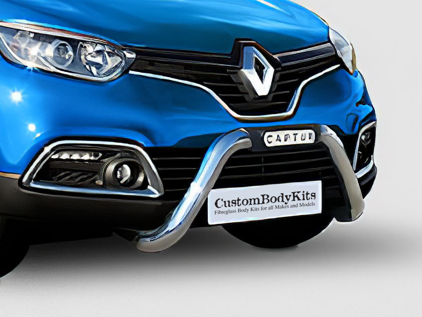 Renault Captur 2015 – 2018 pre facelift Polished Stainless Steel Nudge ...